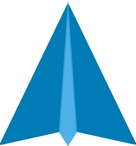 Isolated Blue Cursor In Flat Style Vector Art At Vecteezy