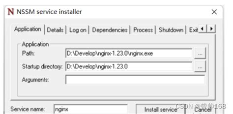 Nssm Nginx Window 部署和开机启动服务nssm 开机启动 Csdn博客