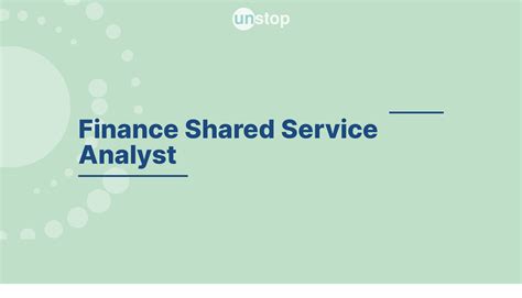 Finance Shared Service Analyst By Fis Global Unstop