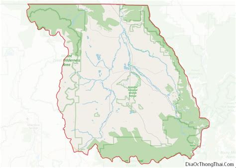 Map Of Jackson County Colorado