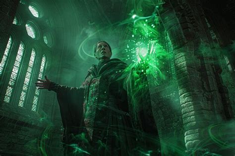 Premium Photo Step Into The Eerie Realm Of The Mystical Warlock