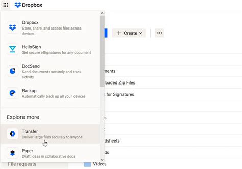 How To Use Dropbox Transfer To Securely Share Files With Other People