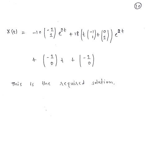 [solved] solve the given initial value problem x 1 1 x x 0