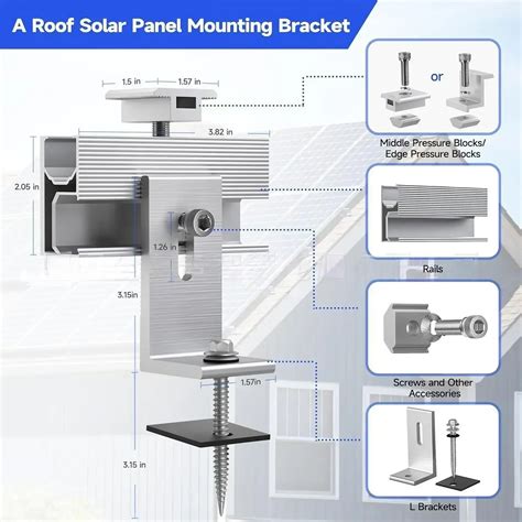 10pcs Set 10cm Solar Panel Fixing Rail Solar Panels Support Aluminum