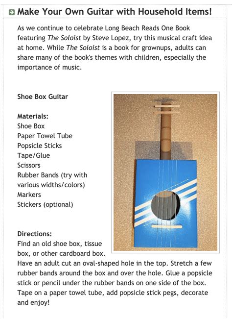 Hearing And Sound Build Your Own Instrument