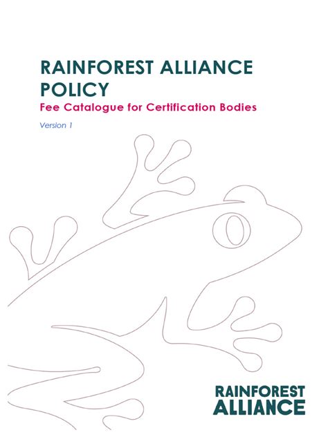 Fee Catalogue Certification Bodies Pdf