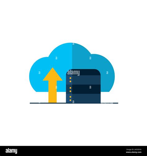 Cloud Computing Design Storage Technology Virtual Electronic Network And Media Theme Vector