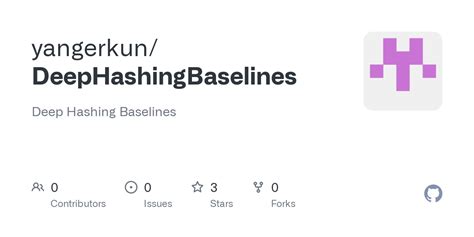 Github Yangerkundeephashingbaselines Deep Hashing Baselines