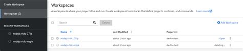 Deleting Devworkspace Failed Cannot Remove Folder Projectsplugins