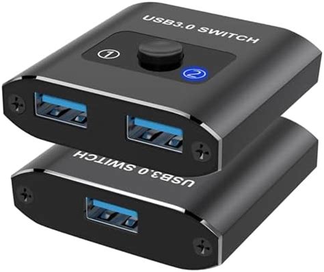 Amazon Com Alxum USB C Switch Bi Directional Video KVM Switcher Selector 2 In 1 Out 1 In 2