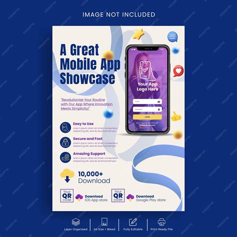 Premium Vector New Mobile App Promotion And App Development Print