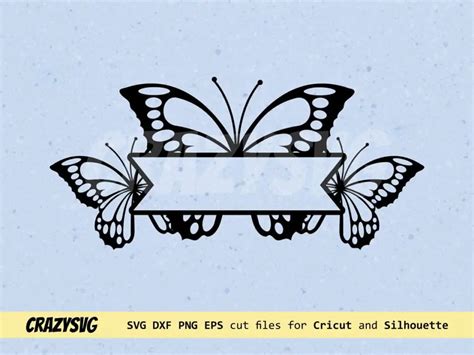 Butterfly Monogram Svg Vectorency