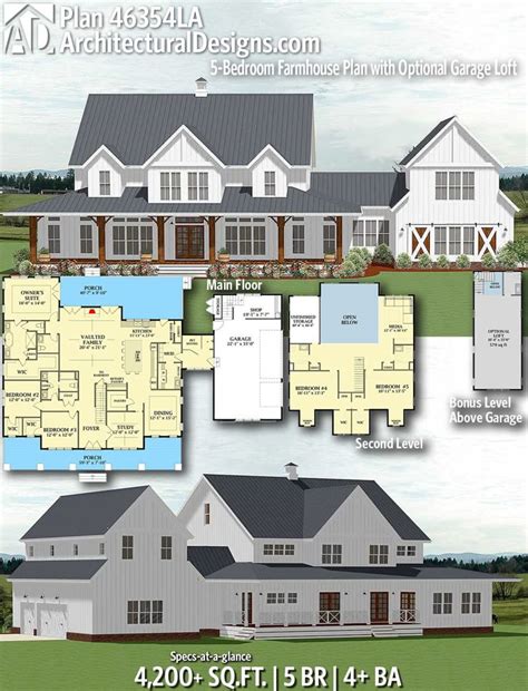 Farmhouse Open Floor Plan Loft