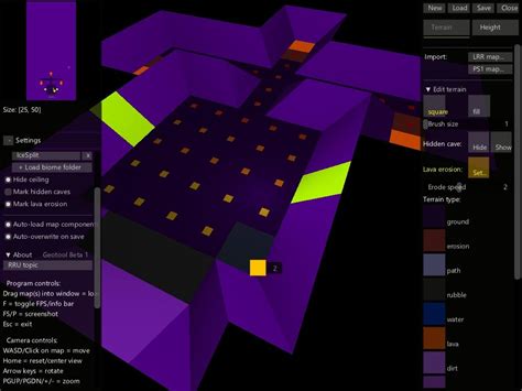 Map Color Mode With Erosion Personal Members Gallery Rock Raiders United