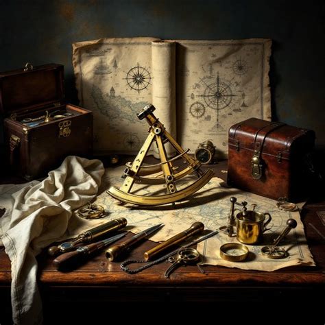 Free Maritime Navigation Tools Image Download At Stockcake