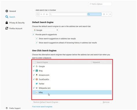 How To Customize Your Firefox Search Controls Pcmag