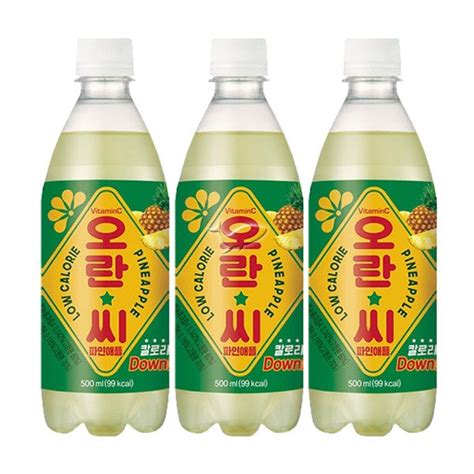 오란씨 파인애플 500ml 6개 Ssgcom