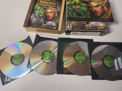 World Of Warcraft The Burning Crusade Expansion Set 4 Cds Pc Manual Box