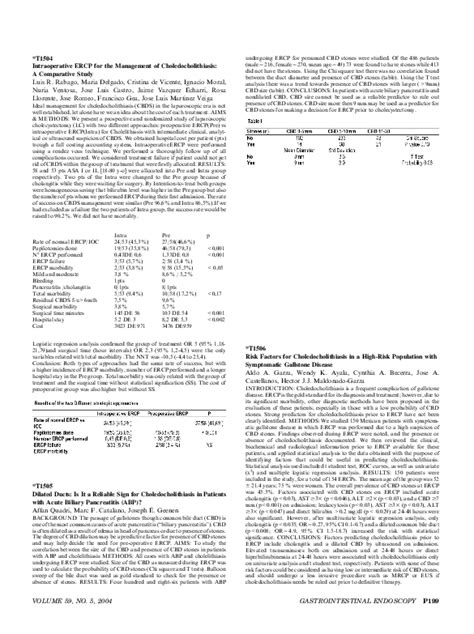 Pdf Intraoperative Ercp For The Management Of Choledocholithiasis A Comparative Study