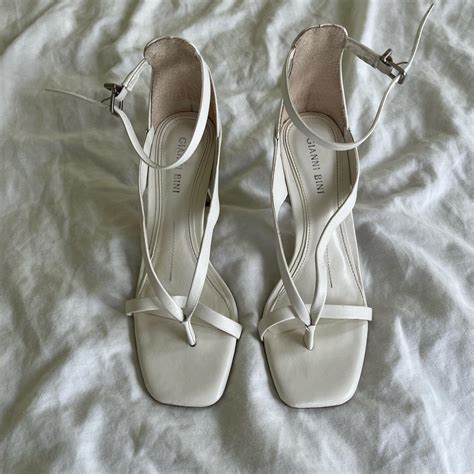 Cute White Heels For Any Type Of Event Club Depop
