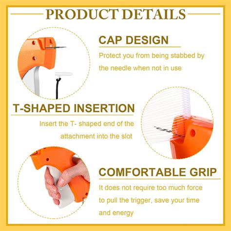 Kigeli 6 Pack Tagging Guns For Clothing Retail Price Tag