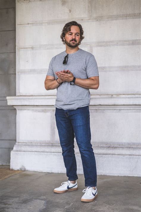 Xavier Jeans Medium Wash Jeans Outfit Men Jeans And T Shirt Outfit Mens Outfits