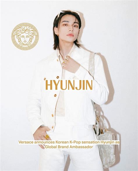 Versace Announces Korean K Pop Sensation Hyunjin As Global Brand Ambassador