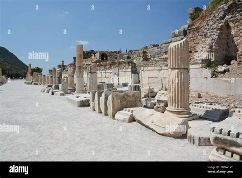 The Ruins Of The Ancient City Of Ephesus In Turkey Early Christian