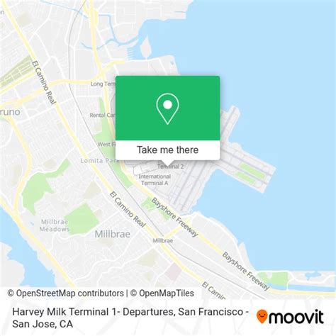 How To Get To Harvey Milk Terminal 1 Departures In Sfo By Bus Light