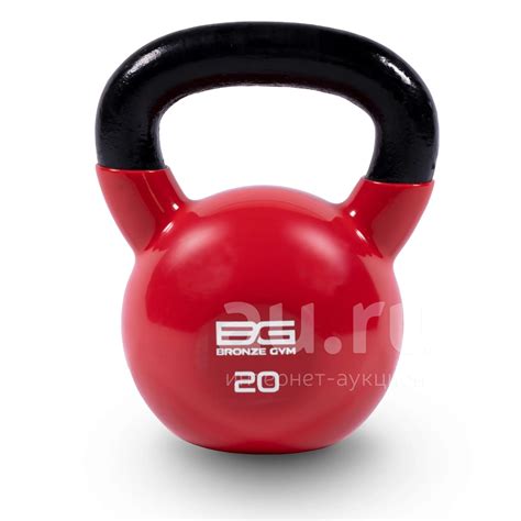 Гиря в ПВХ 20 кг Bronze Gym Bgkbv20 — купить в Москве Гири на интернет