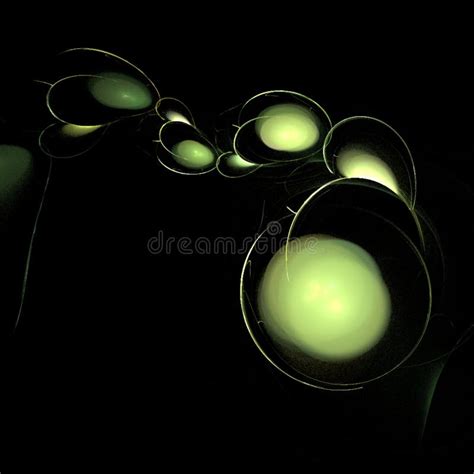 yellow green abstract pattern on a black background wallpaper stock