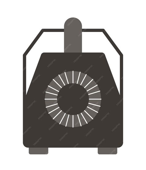 팬 환기 시스템 2d 만화 객체 휴대용 히터 고립 ⁇ 터 아이템 ⁇ 색 배경 공기 청정기 환기기 냉각기 기기 에어컨 기술 컬러 플래트 스 ⁇ 일러스트레이션 프리미엄 벡터