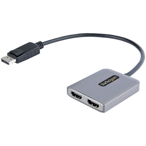 Dp To Dual Hdmi Mst Hub Dual Hdmi 4k 60hz 2 Port Displayport Multi