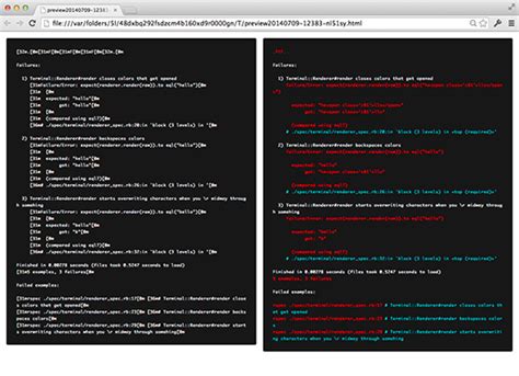 open sourcing our terminal ruby ansi to html renderer buildkite