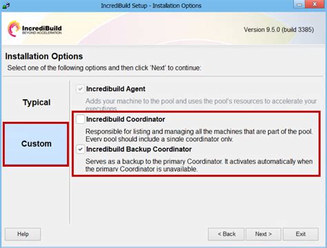 backup coordinator のインストール