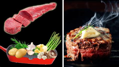 ستيك تندرلوين مع الخضار Youtube