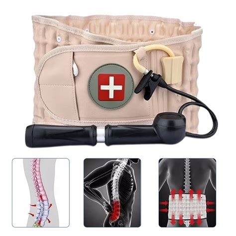 Yolispa Decompression Back Belt Lumbar Spine Support Lower Back Air