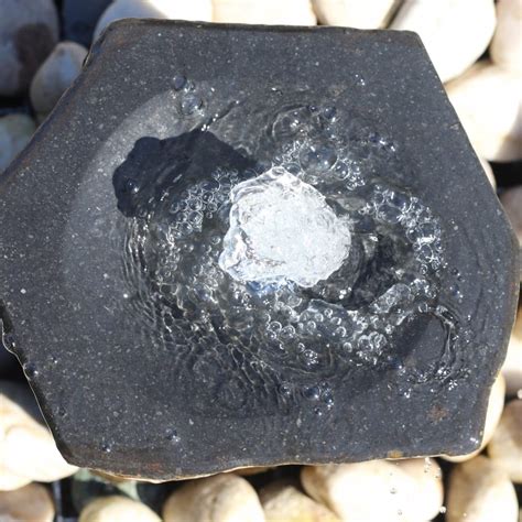 Drilled Basalt Column Water Feature 60cm Garden Ornaments