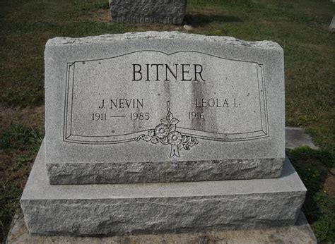 Jacob Nevin Bitner 1911 1985 Find A Grave Memorial