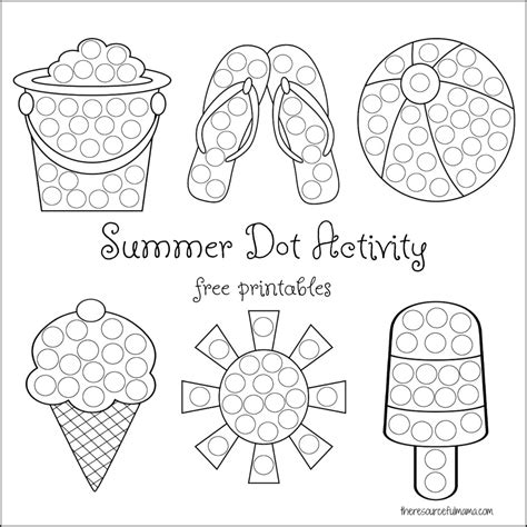 Dot Markers Activity Sheets At Gwendolyn Samuels Blog