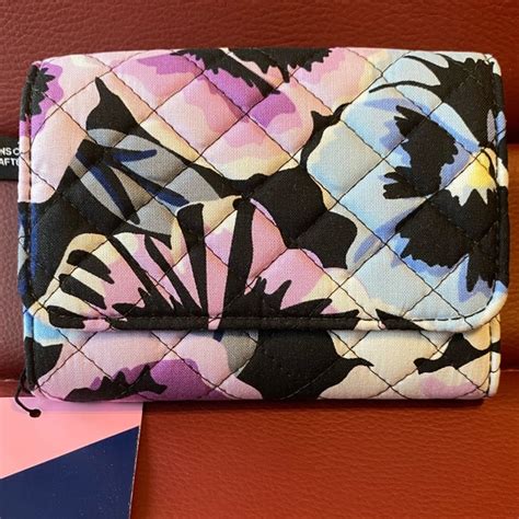 Vera Bradley Bags Vera Bradley Quilted Rfid Riley Compact Wallet
