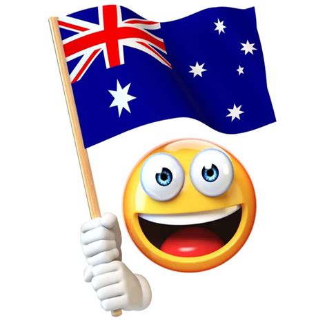 Clipart Of A Happy Emoji Emoticon Holding A Canadian Flag Clipart Of A