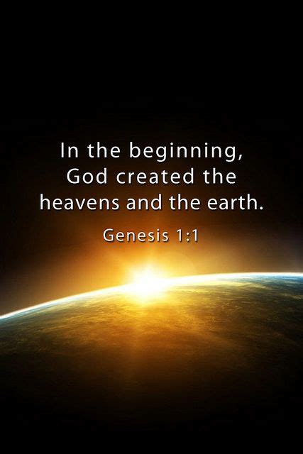 In The Beginning God Artofit