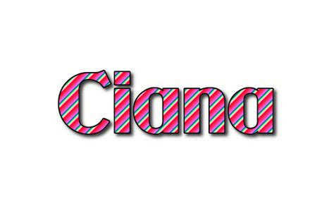 Ciana Logotipo Ferramenta De Design De Nome Grátis A Partir De Texto