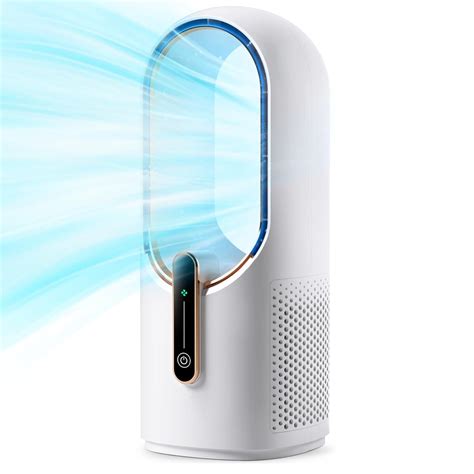 Desk Bladeless Fan Portable Fan 118 Inch Cooling Fan With 4 Speeds