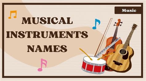 Music Instruments Names
