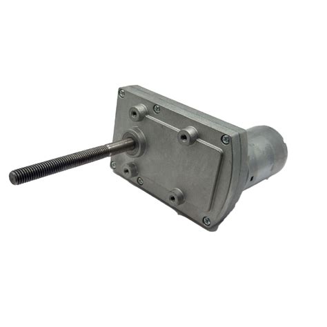 Micro Redutor Dc Linha Mzr6095 Eixo Especial Inox Rosca M8 12 24v Maia Micromotores