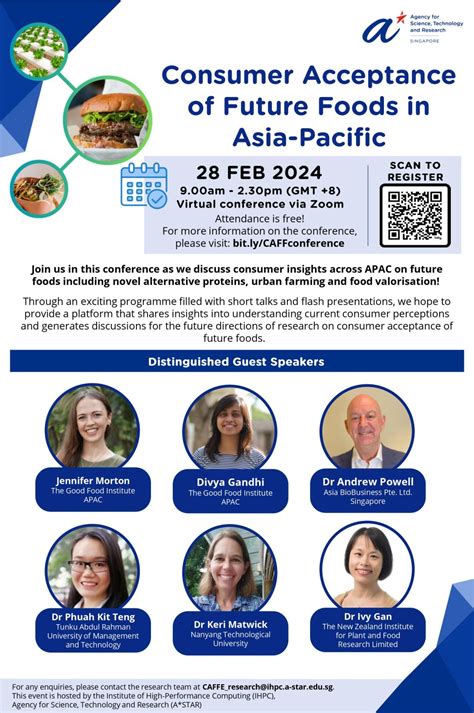 🚨 Exciting New Conference On Consumer Acceptance Of Future Foods In