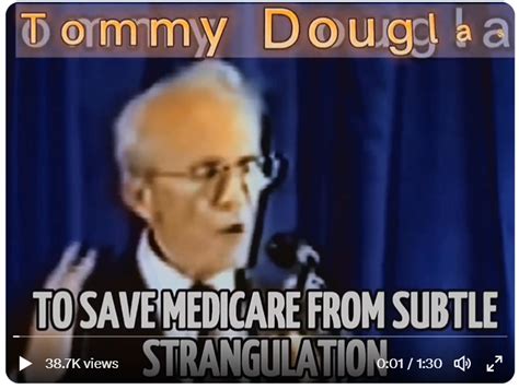 Message For Ontarians From Tommy Douglas And The Ohc Simcoe County