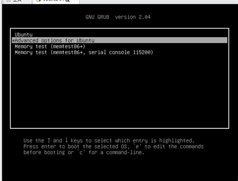Vmware虚拟机ubuntu系统启动黑屏，光标闪烁问题虚拟机打开后黑屏一个光标在那闪 Csdn博客